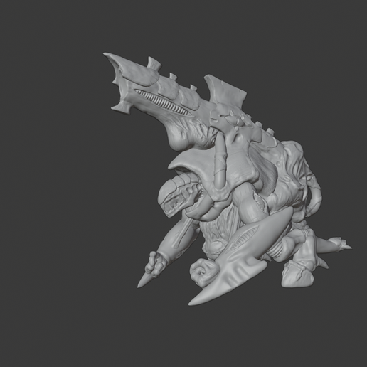 3D file Bio Artillery Bug - Alien Space Bugs - 28mm miniature 🧨 ・3D ...