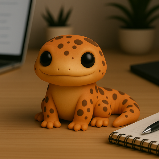 🦎 Cute Salamander - Kawaii Animals Collection・ 3D File for 3D printing ...