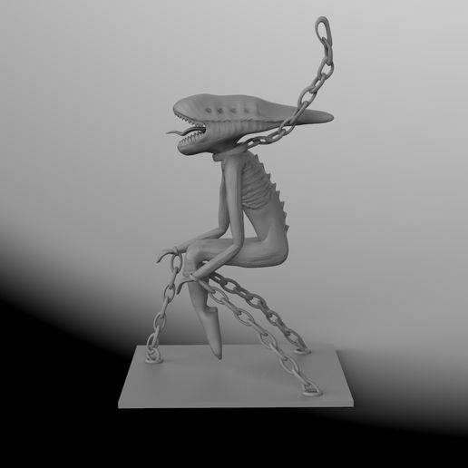 STL file Alien In Container 👽 (OBJ)・3D print object to download・Cults