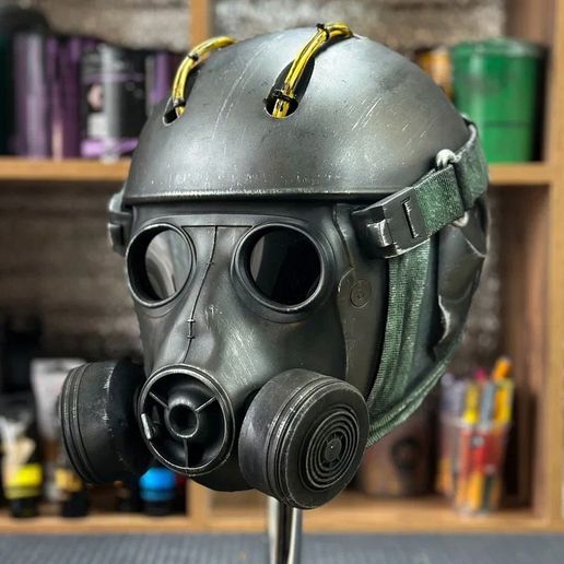 🪖 Printable 3d Model Stalker helmet Exoskeleton exo STL・3D-печать・Cults