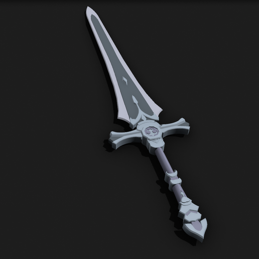 🗡️ Genshin Impact White Iron Great Sword Prop ( 1/1 Scale )・ STL File ...