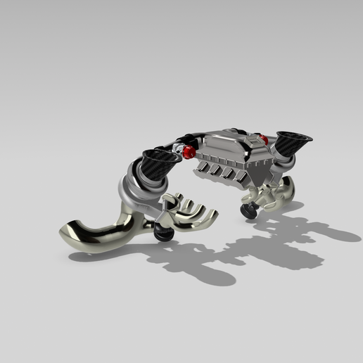 🏎️ Pro Mod Twin Turbo N Intake Assembly・ STL File for 3D printing・Cults