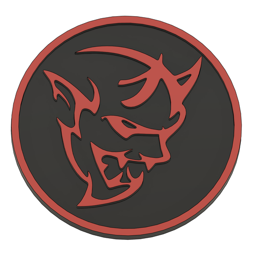 🟣 Demon Circle・Free STL File for 3D printing・Cults