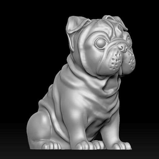 STL file Bully Dog 3D print model 3D print model 🐕 (OBJ)・3D print ...