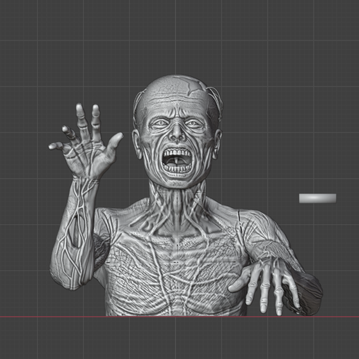 🧟 Life-Size Zombie - 'Rising Terror' (1:1 Scale)・ STL File for 3D ...