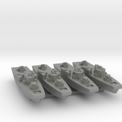 STL file Fairmile H class LCL-L2 1:1200 WW2 ♟ ・3D printer model to ...