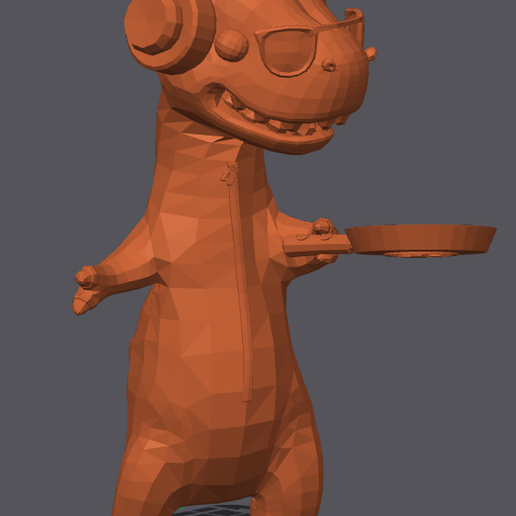 🦖 Once Human - Dino Bust・ STL File for 3D printing・Cults