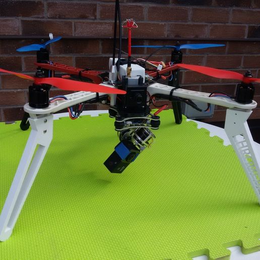 Free 3D file extended leg for F450 size quadcopter 🦵 ・3D printable ...