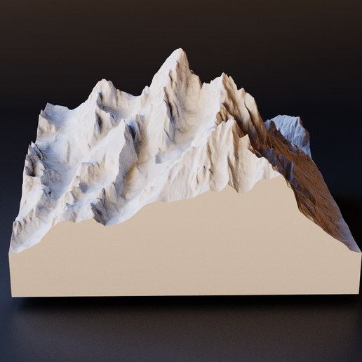🏞 mount Grand Teton 3D model・ STL File for 3D printing・Cults