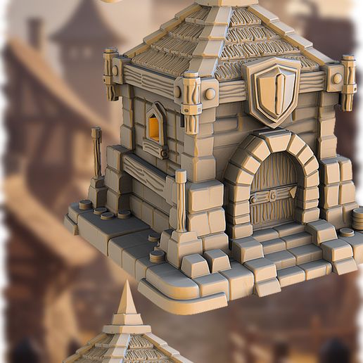 fantasy building stl