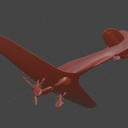 🛩️ 3D Printable Model - Hawker Hurricane Mk.II・ STL File for 3D ...