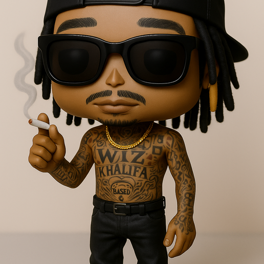🥽 WIZ KHALIFA - HIGH QUALITY FUNKO POP 3D MODEL・ STL File for 3D ...