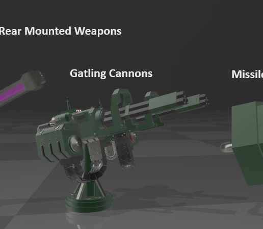 🔫 Custom 1/12 Classified Series Vamp Weapons・Free 3D File for 3D ...