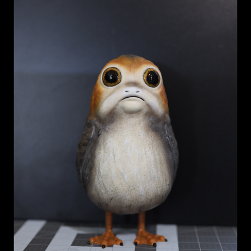 ⭐ lifesized and 1.6 scale porg・ 3D File for 3D printing・Cults