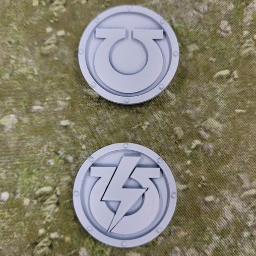 STL file Omega battle shock tokens 🔨 ・3D printer design to download・Cults