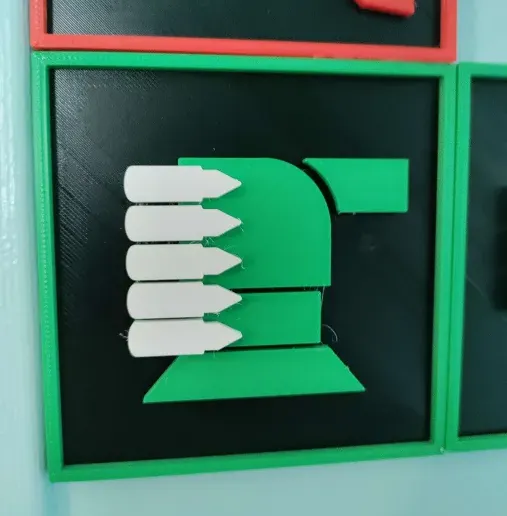 STL file Helldivers gatling sentry symbol 👾 ・3D printable design to ...