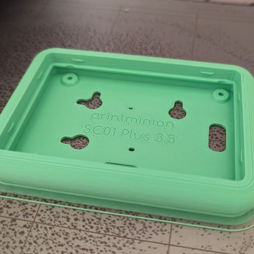 🖼️ Case (wall mount solid, round frame) for *WT32-SC01 Plus* by ...