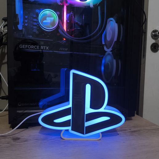 Free STEP file PLAYSTATION - LAMP 2 🎮 ・3D printable model to download・Cults