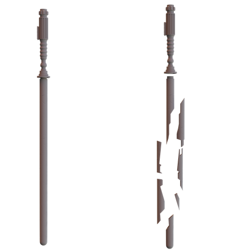 3D file Broken Lightsaber 👗 ・3D printable model to download・Cults