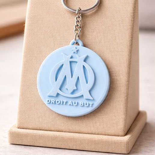 🔑 Olympique de Marseille (OM) key ring・ STL File for 3D printing・Cults