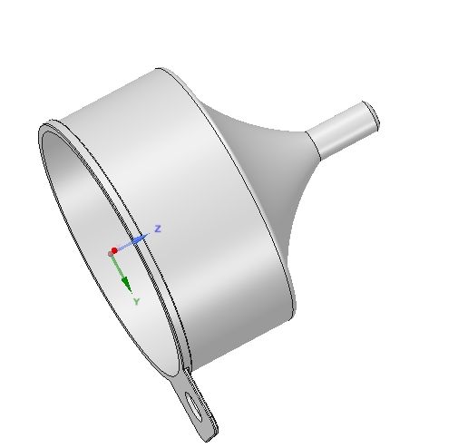 🍾 funnel with large waste protection 3d-print model・ STL File for ・Cults