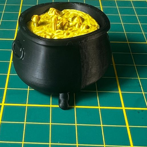 🧙‍♀️ Witch's Cauldron Clicker – Halloween Fidget Toy 🎃・ STL File for 3D ...