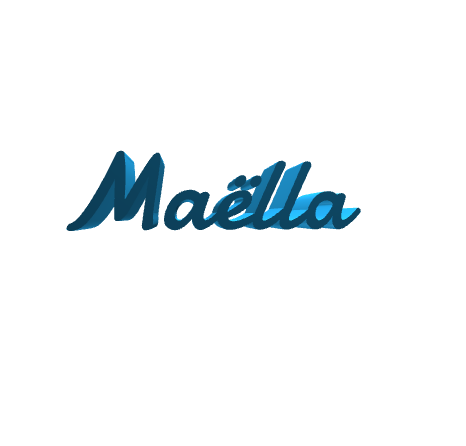 STL file Maëlla 👩 ・3D printing model to download・Cults