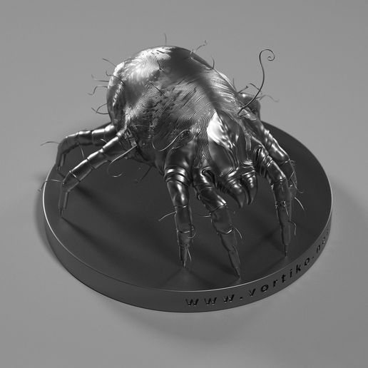 🌬️ Highly Detailed Dust Mite – Scientific 3D Printable Model・ STL File ...