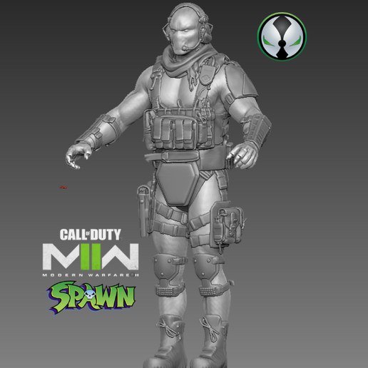 🦸 SPAWN SKIN armor MODERN WARFARE 2 WARZONE・ 3D File for 3D printing・Cults