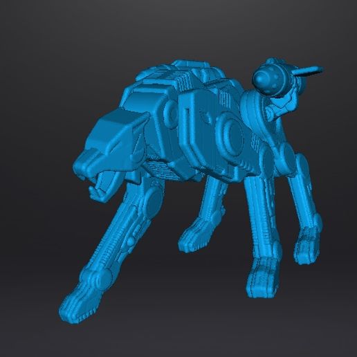 🤖 CYBER PANTHER MINIATURE MODEL SCIFI OR FANTASY GAMES RPG DND・ STL ...