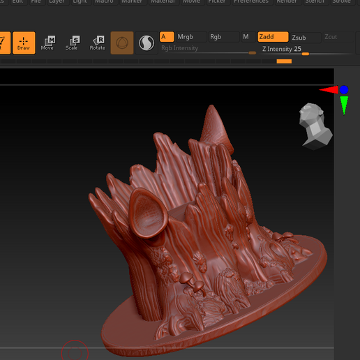 🪵 Shrek’s Swamp Ashtray – 3D Printed Tree Stump Bowl | Multi-Use ...