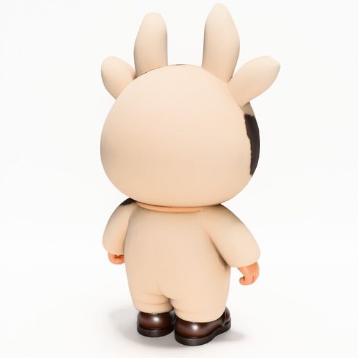 🐄 2 Cow Labubu Pop Mart Pop Mart Kasing Lung toy・ STL File for 3D ...
