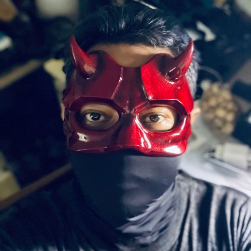 demon face mask