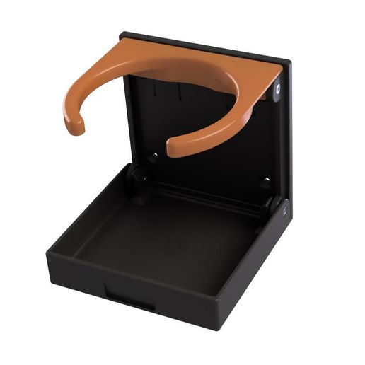 🍹 Wall-Mounted Fold-Away Cup Stand・ STL File for 3D printing・Cults