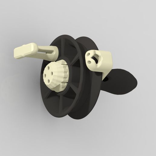 Hand fishing reel・ STL File for 3D printing and CNC machining - Laser ...