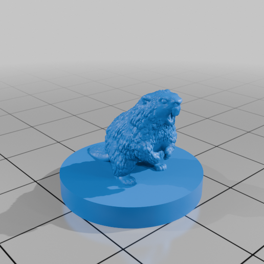😡 Giant Angry Canadian Beaver 17mm & 25mm (DND / TTRPG)・Free 3D File ...