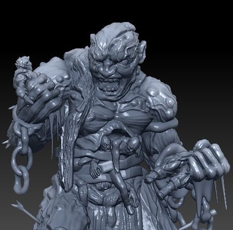 🧟 Zombie Giant・ 3D File for 3D printing・Cults