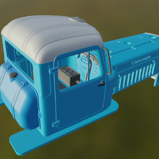 🚜 Early DT-75 body・ 3D File for 3D printing・Cults