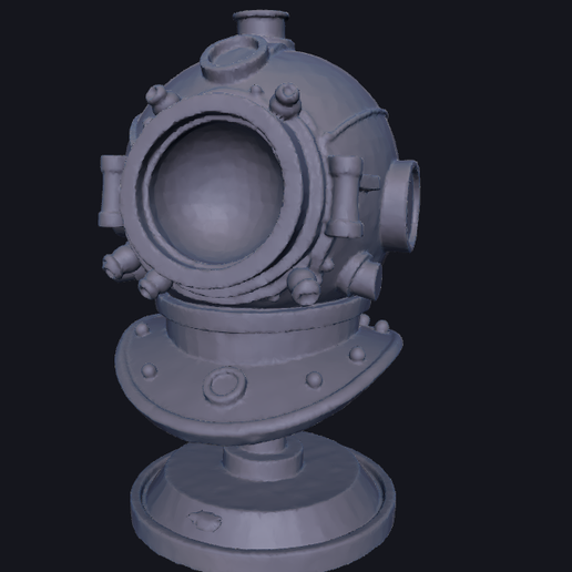 STL file Diving Helmet 🤿 ・3D printer design to download・Cults