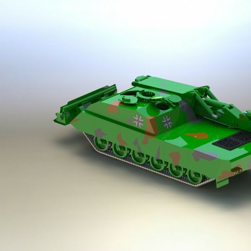 🪖 NGP mountains and armored engineer vehicles 1:87・Free STL File for ・Cults