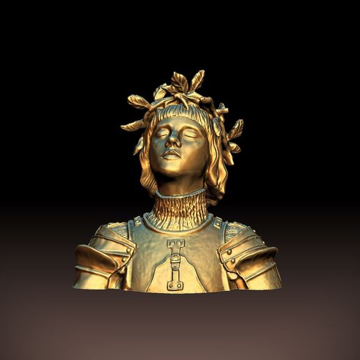 STL file Joan of arc bust 3D print model 👤 ・3D printing design to download・Cults