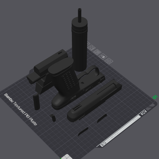 🔫 5-7 SC Pistol Splinter Cell Prop Replica Weapon Gun Cosplay・ 3D File ...