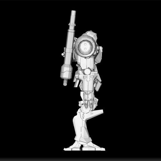 STL file Robot Jaeger - Jaeger 3D Print - Mecha Robot Sculpture ...