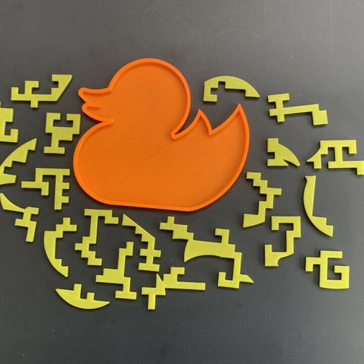 🧩 Ducky Puzzle V1・ STL File for 3D printing・Cults