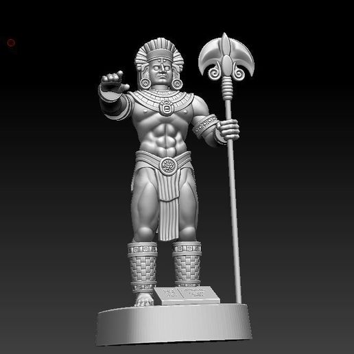 🗿 GOD CHAAC STATUE (REPLICA)・ STL File for 3D printing・Cults