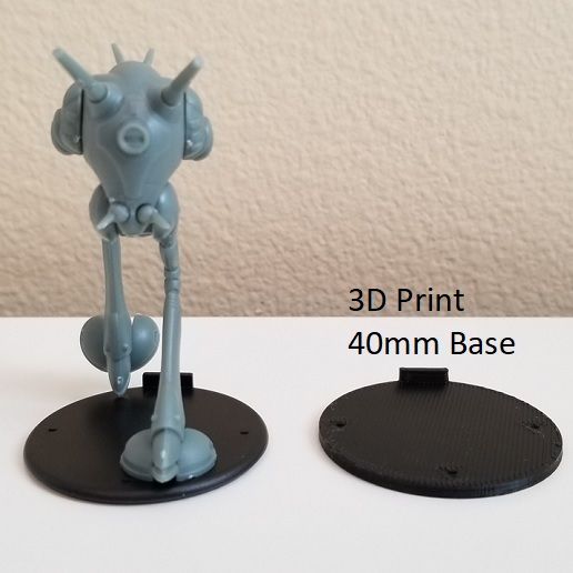 3D file Robotech RPG Tactics Bases 40mm 50mm Macross Zentraedi 🧨 ・3D ...