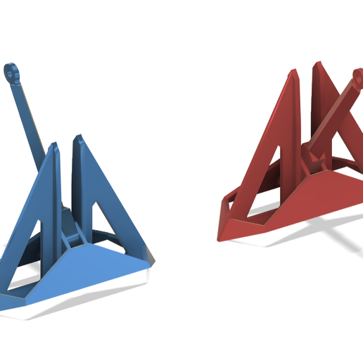 ⚓ ANCHOR KEYCHAIN V1.0・ STL File for 3D printing・Cults