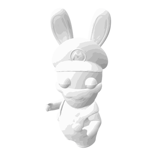🐇 Mario Rabbid 3D Print Model – HD One-Piece Crossover Collectible・ OBJ ...