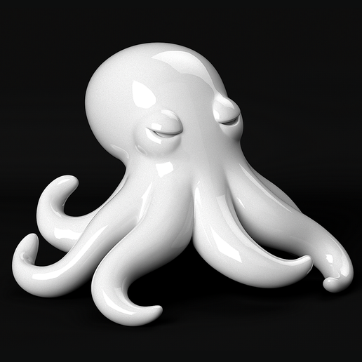 🐙 Octopus・ STL File for 3D printing・Cults