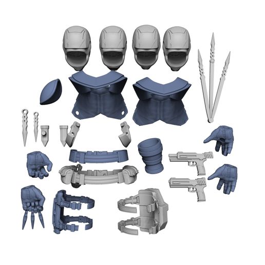 🎯 bullseye head and armor・ STL File for 3D printing・Cults